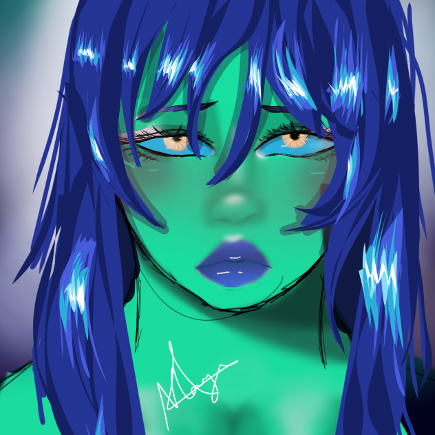 an alien - ibisPaint