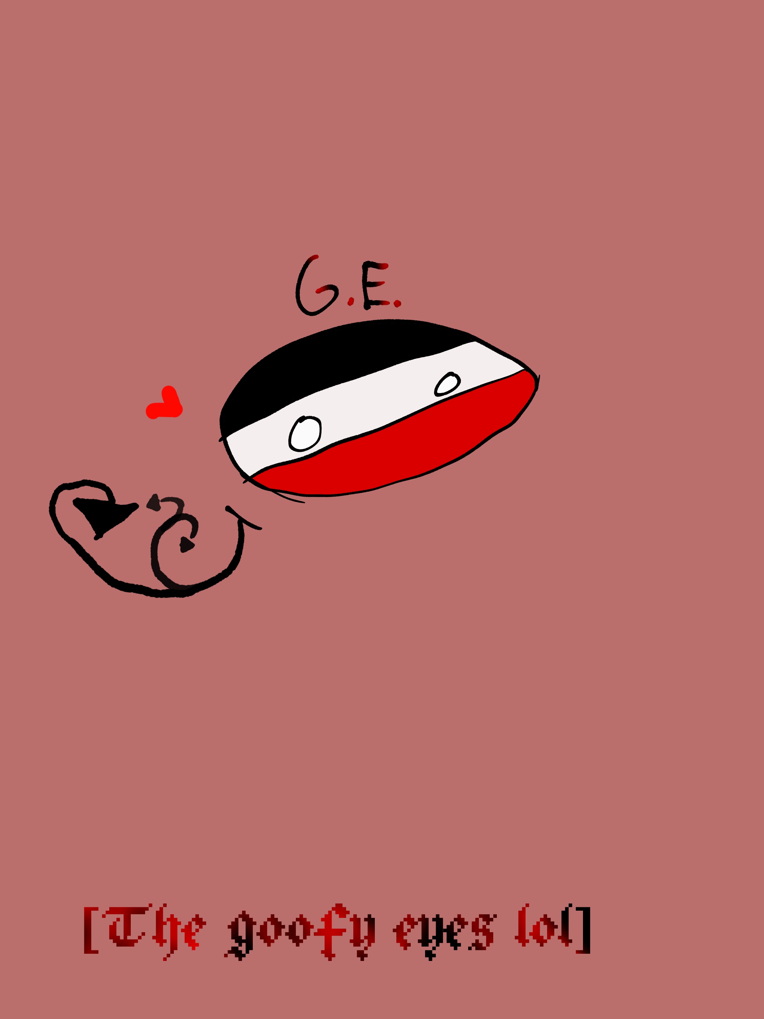 goofy eyes lol - ibisPaint