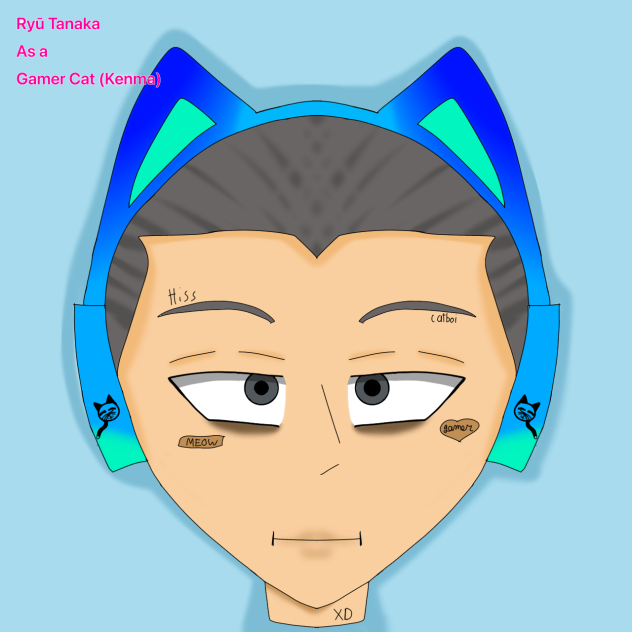 Tanaka as Kenma - ibisPaint