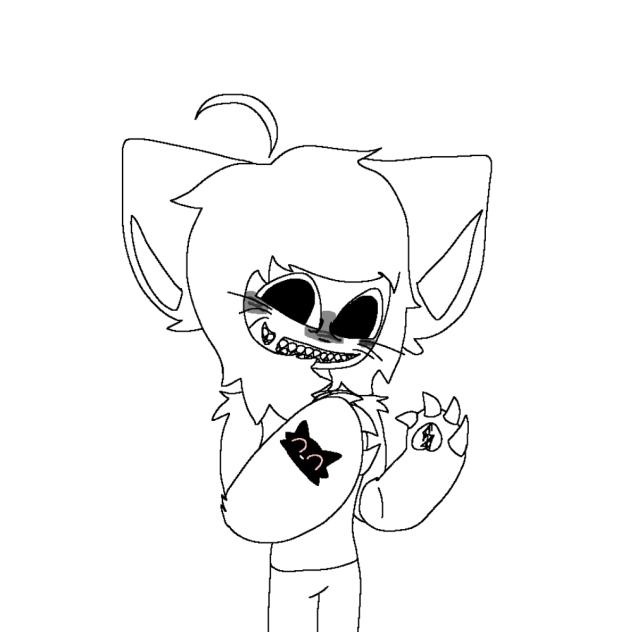 cartoon cat(human) - ibisPaint