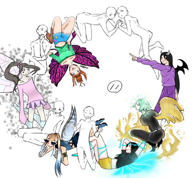 Fairy circle collab - ibisPaint