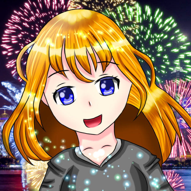 Kembang api malam hari★ - ibisPaint