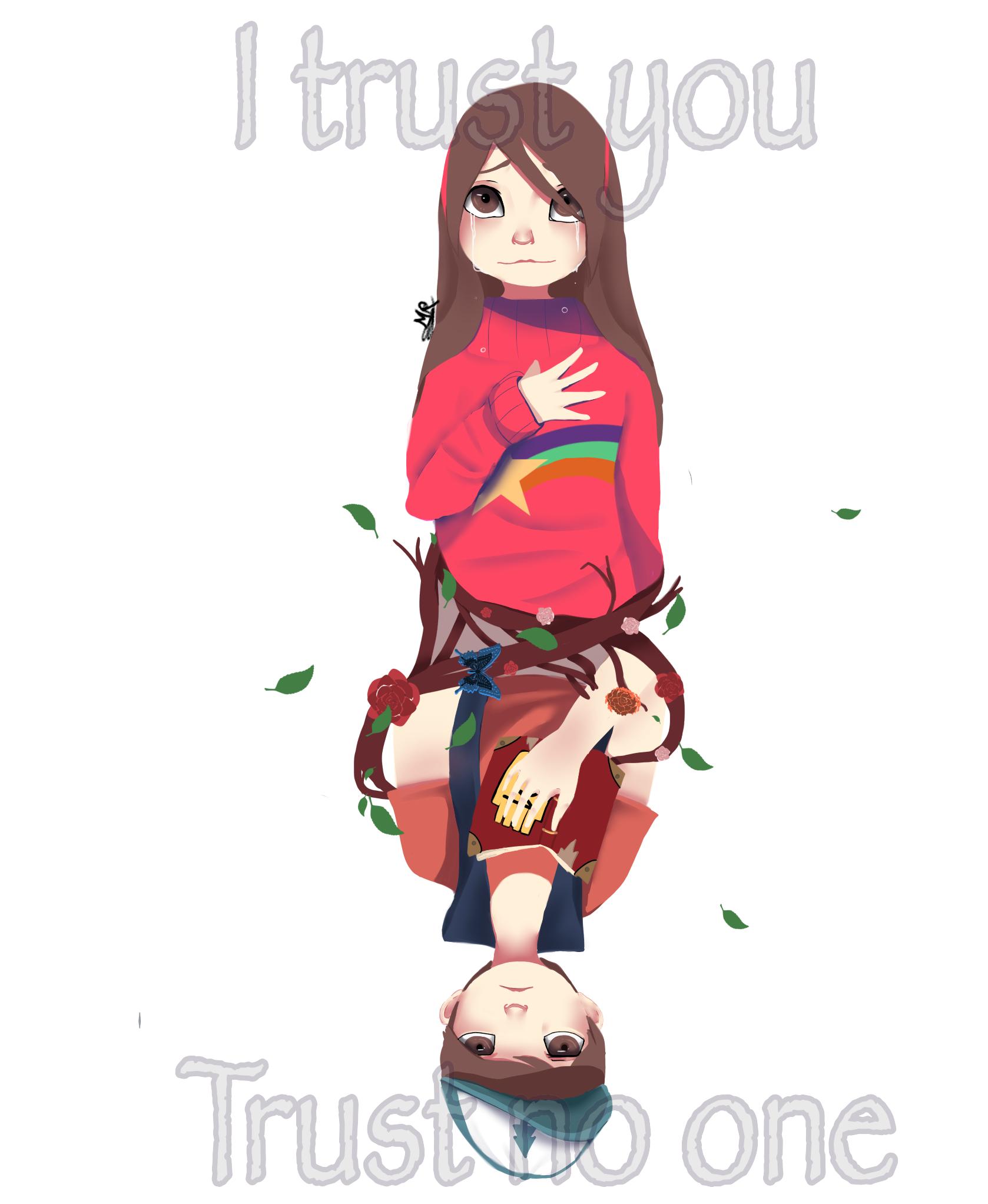 Trust no one.. I trust you grunkle stan - ibisPaint