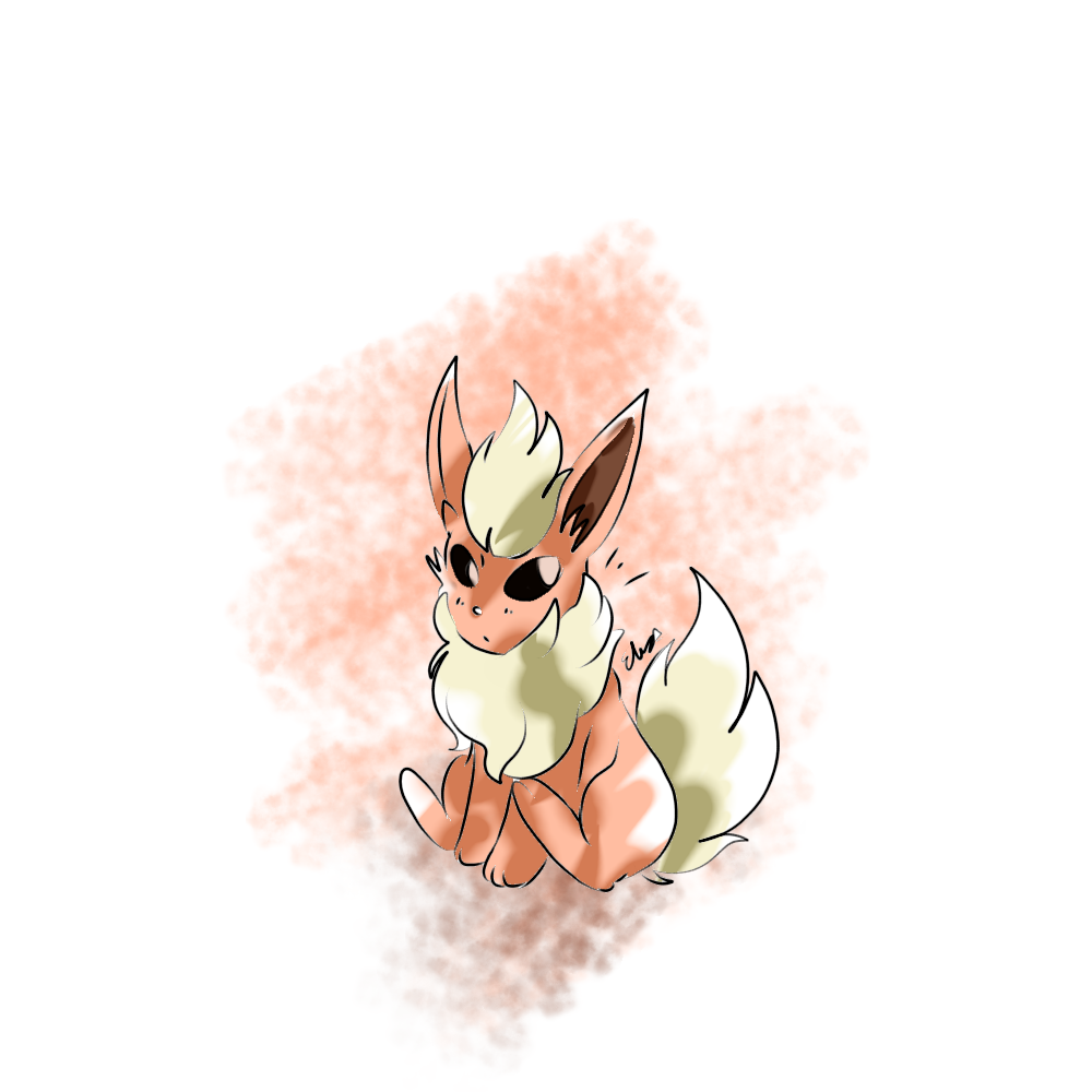 Digital doodle-Flareon(pokemon) - ibisPaint