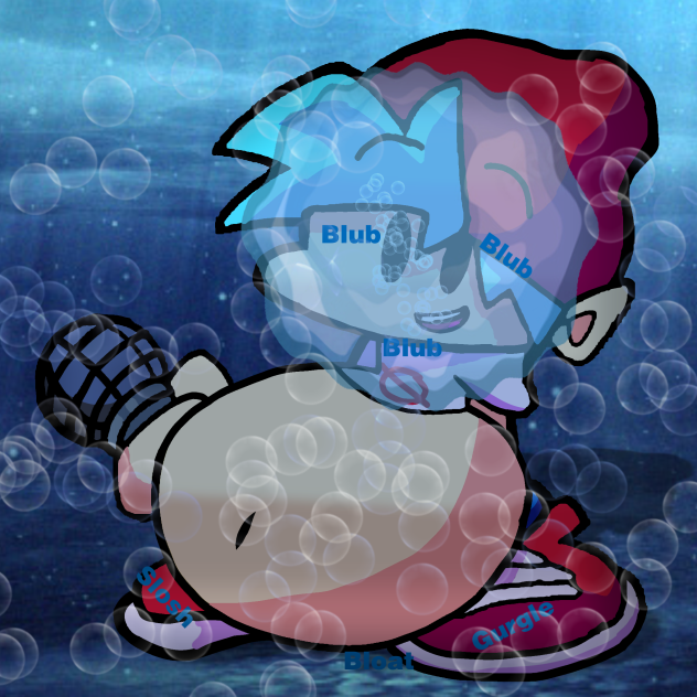 Chubby Player Underwater - ibisPaint