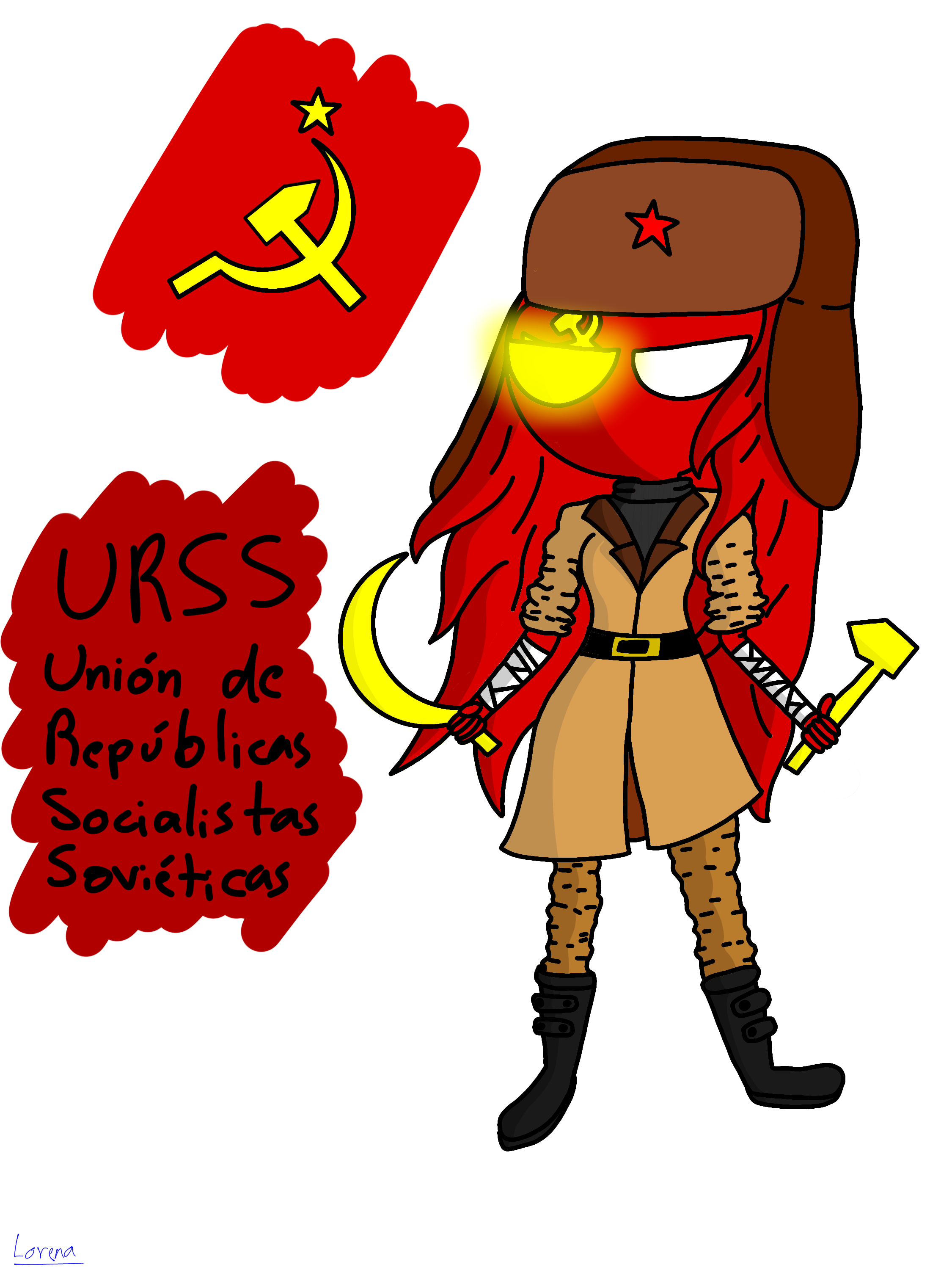 URSS Countryhuman Fem - ibisPaint