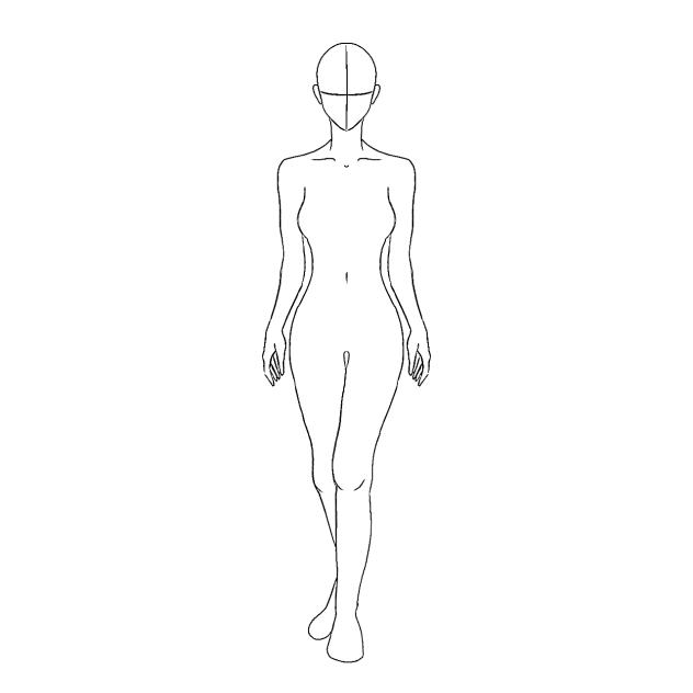 Body pose tracing sketch 3 - ibisPaint