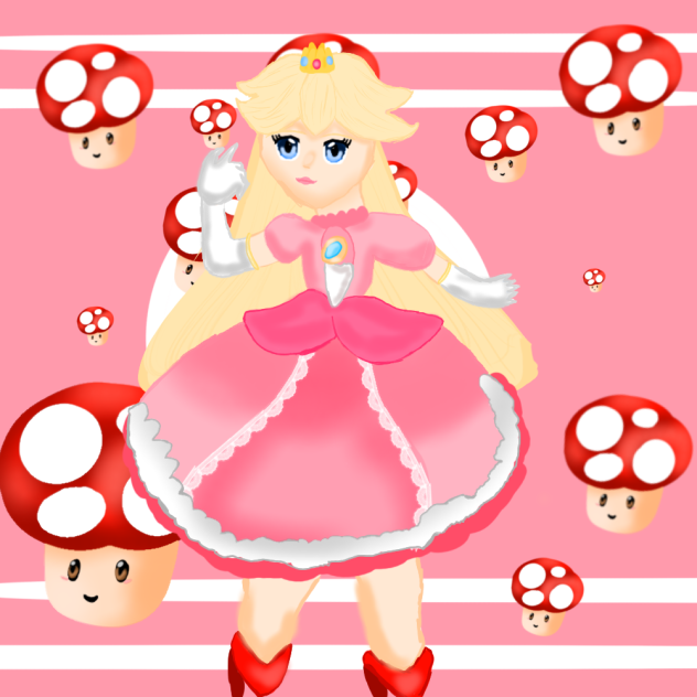 princess peach - ibisPaint