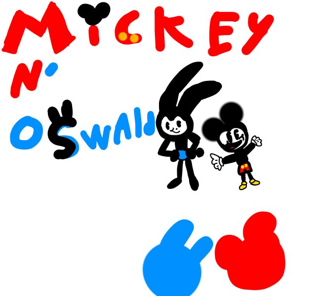 Mickey n´ Oswald - ibisPaint