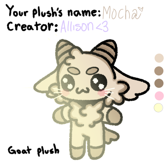 Goat Plush!! - ibisPaint