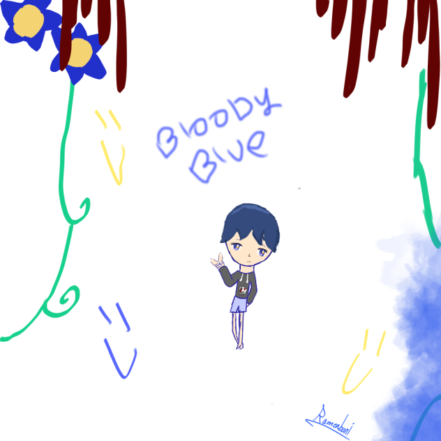 Bloody blue - ibisPaint