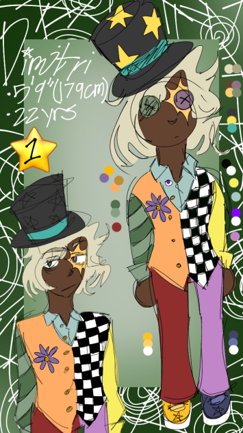 Dimitri Reference Sheet - ibisPaint