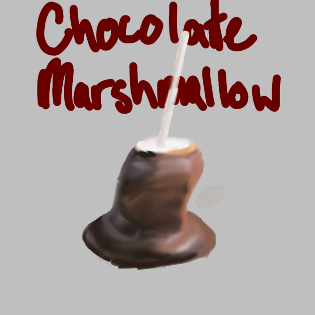 chocolate marshmallow - ibisPaint