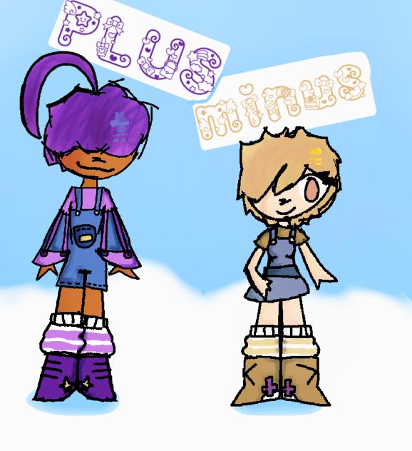 plus and minus fanart! - ibisPaint