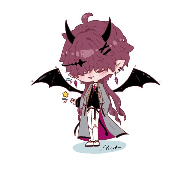 Chibi demon - ibisPaint
