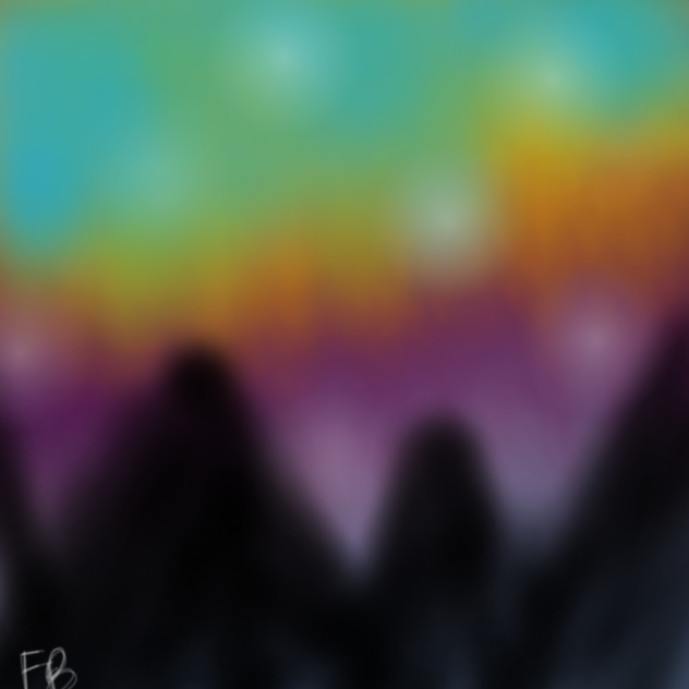 aurora borelis - ibisPaint