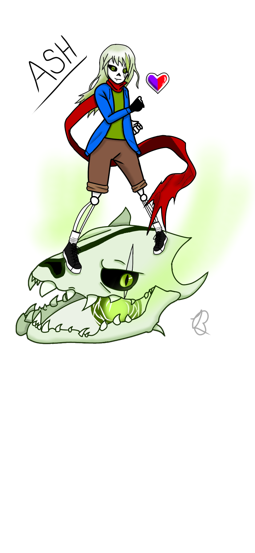 Ash (undertale OC) - ibisPaint