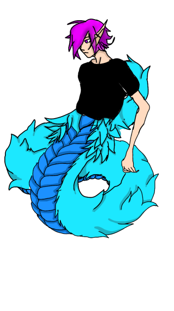 the boy with a fluffy tail - ibisPaint