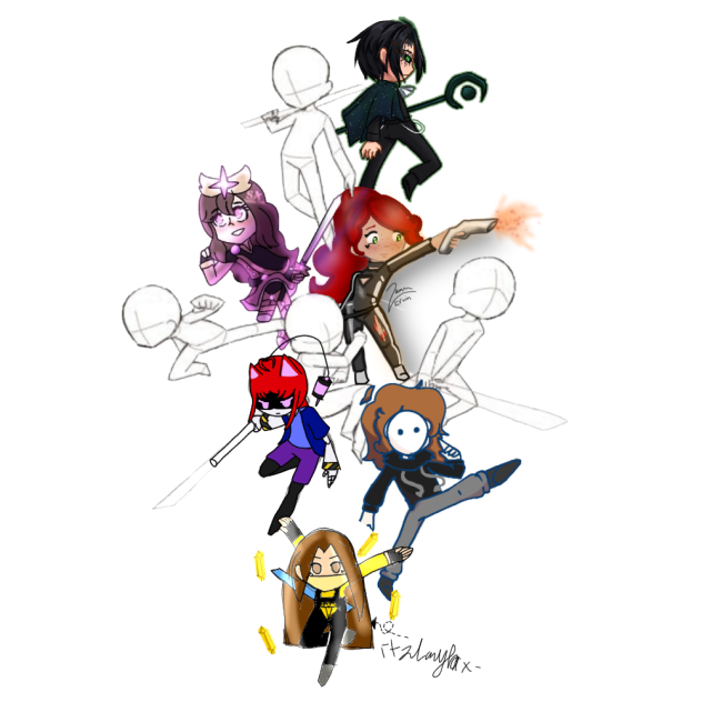 Squad - A Collab (v2) - ibisPaint