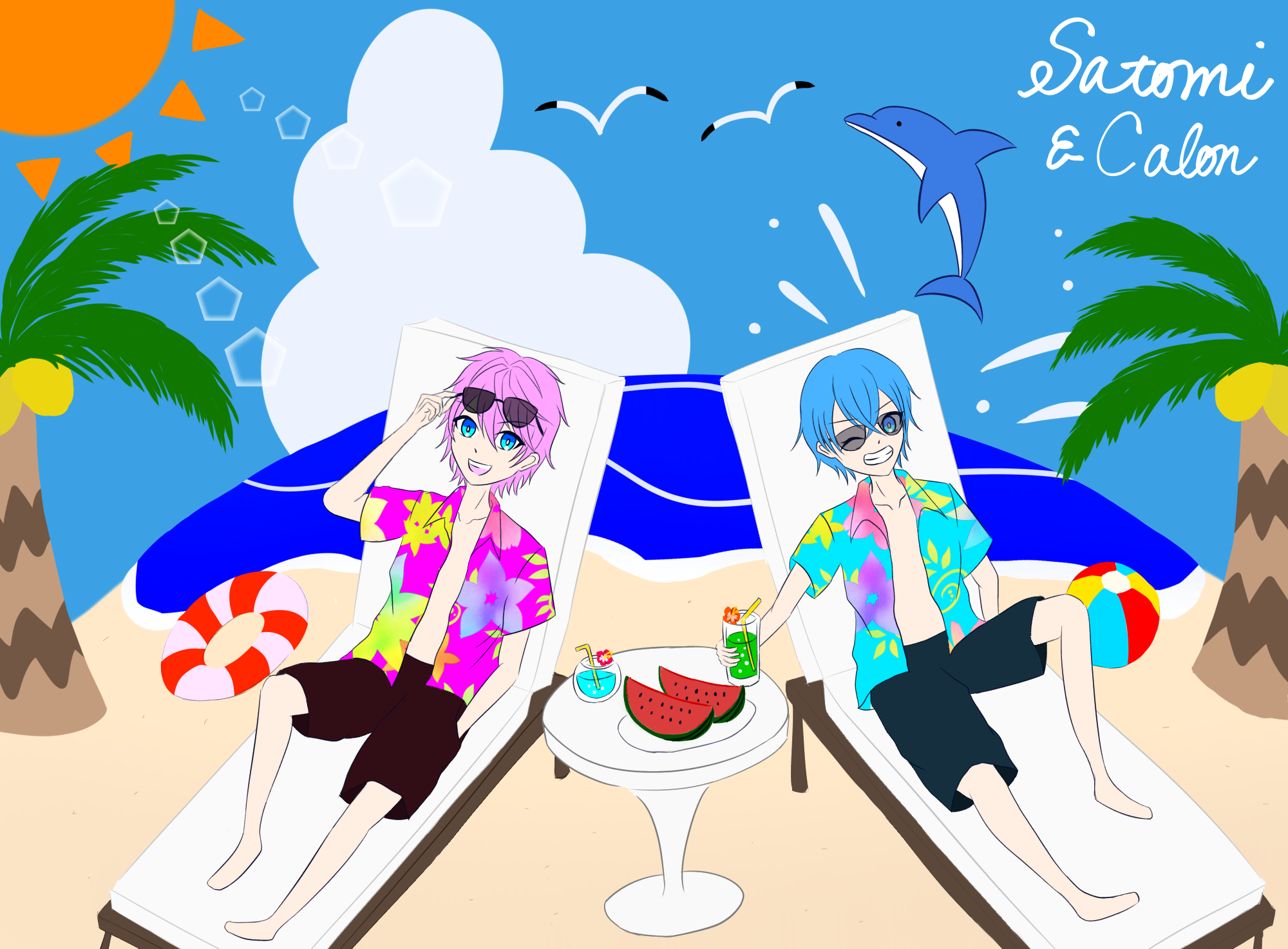 さところ summer vacation - ibisPaint