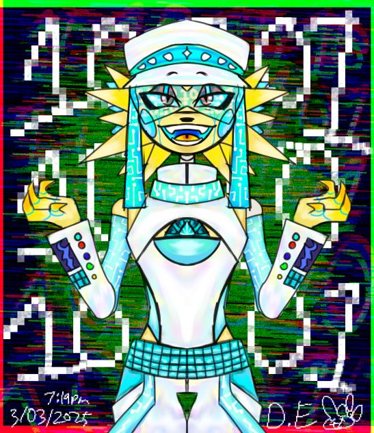 Redraw of tech sun au - ibisPaint