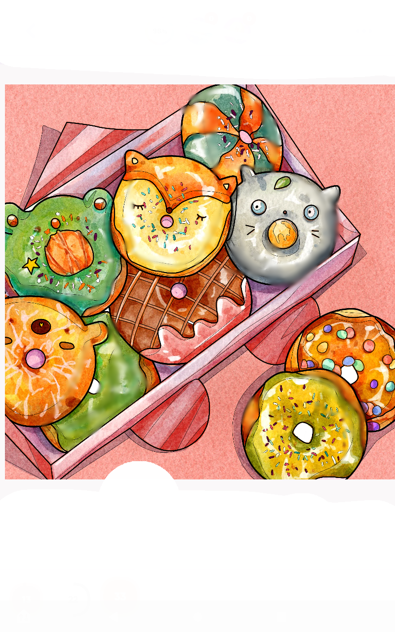donuts - ibisPaint