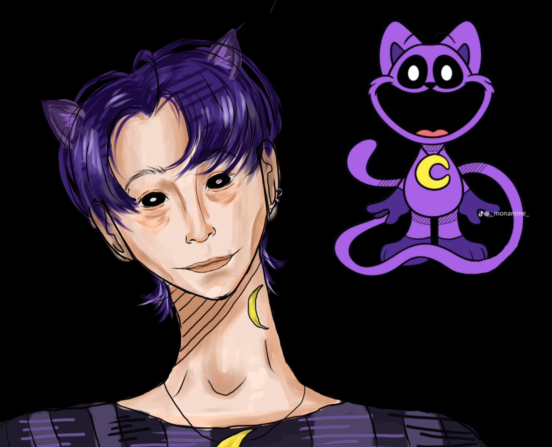 catnap as a human - ibisPaint