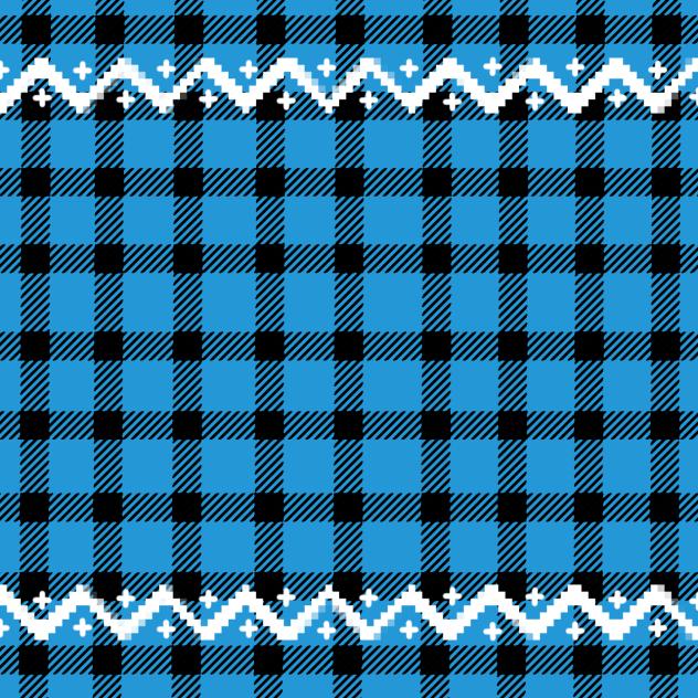 Pattern Nordic 3 Blue - ibisPaint