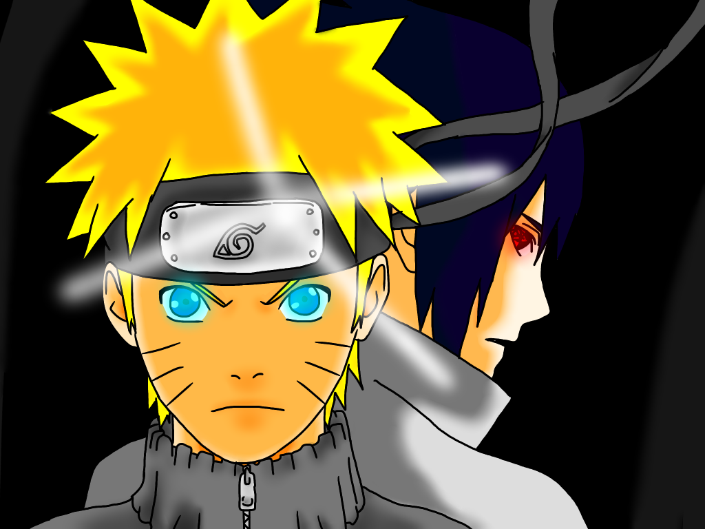 naruto vs sasuke - ibisPaint