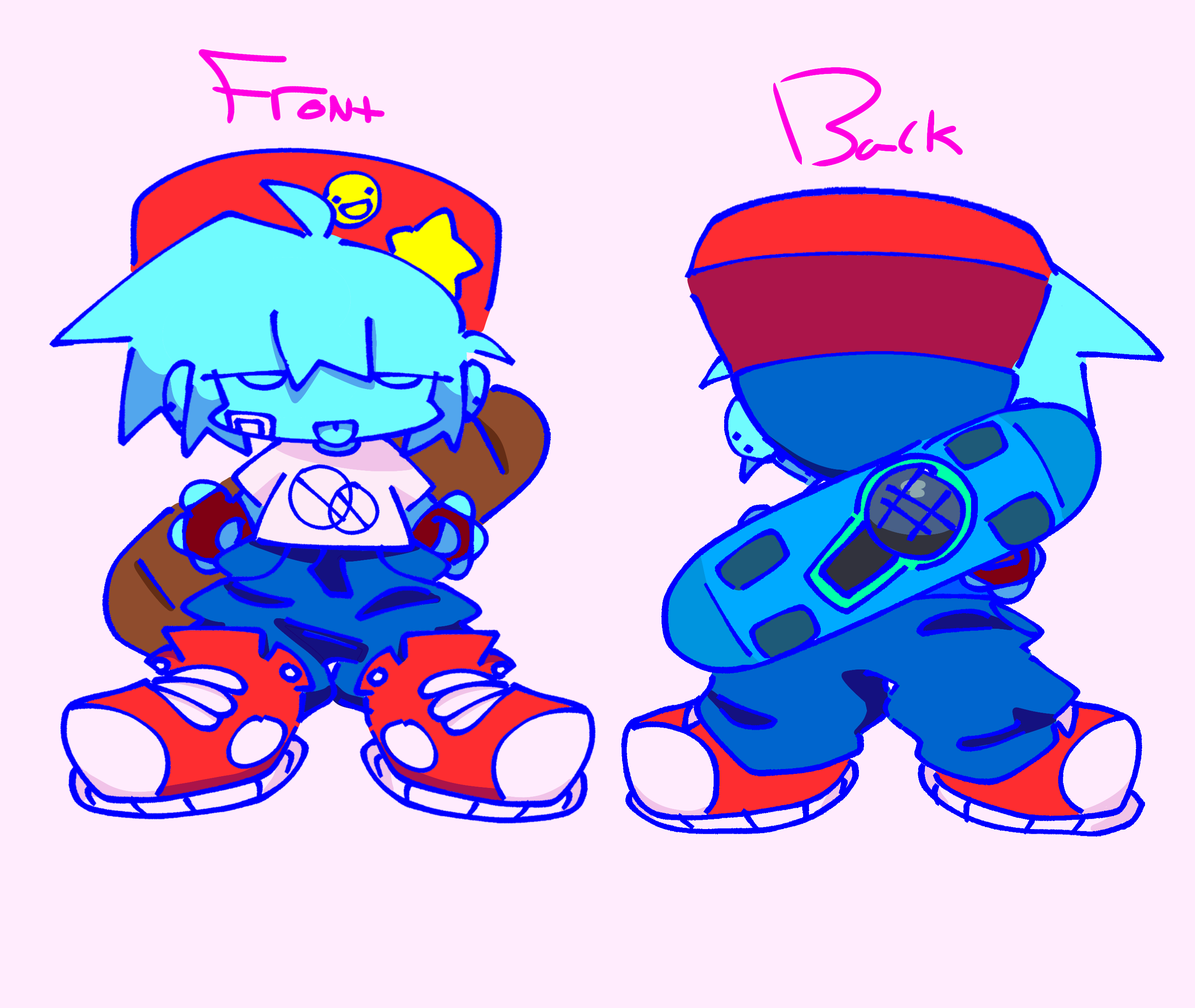 front and back lol - ibisPaint