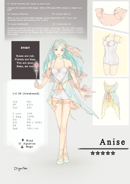 Anise. Epic Seven OC - ibisPaint