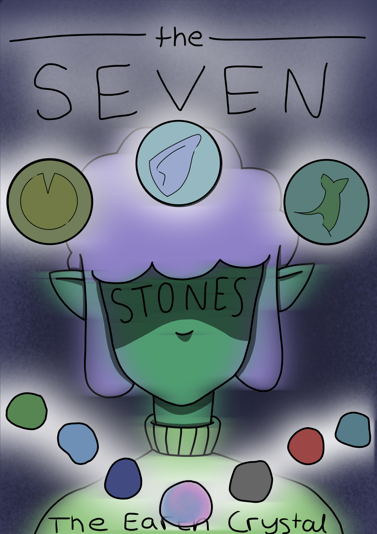 The Seven Stones front cover - ibisPaint