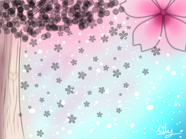 Under The Cherry Blossom Tree 🌸 - ibisPaint