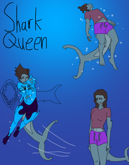 King shark + squirrel girl - ibisPaint