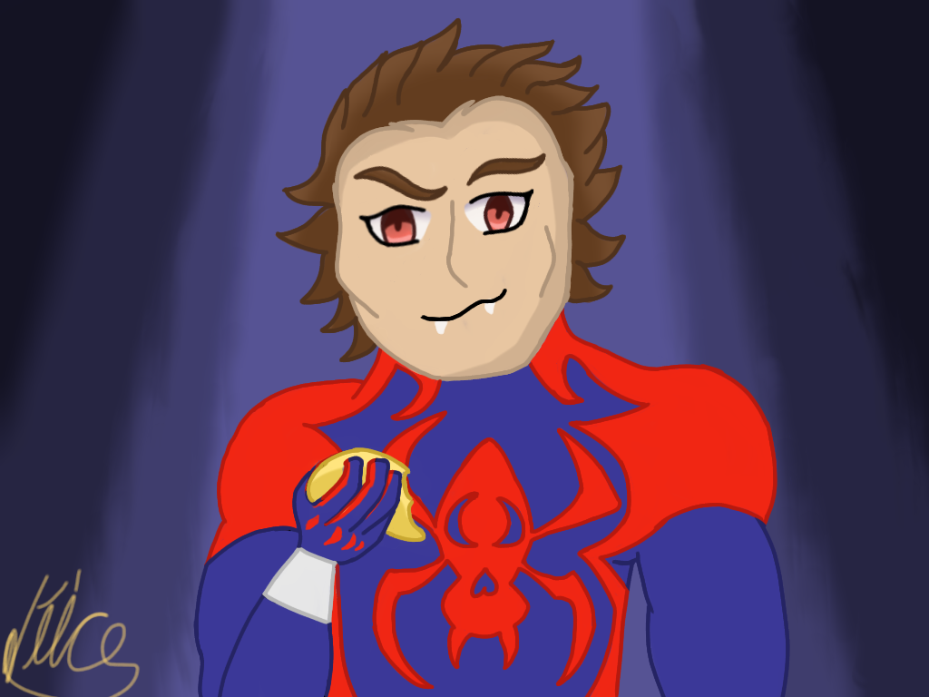 Miguel o hara comiendo una empanada - ibisPaint