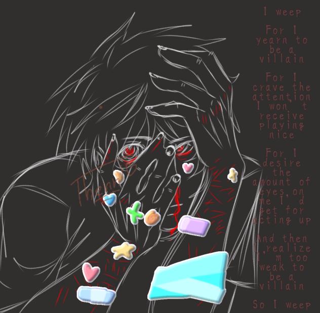 Weeping wannabe villain v3 TW SH SCARS - ibisPaint