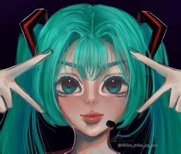 Drawing miku again! - ibisPaint