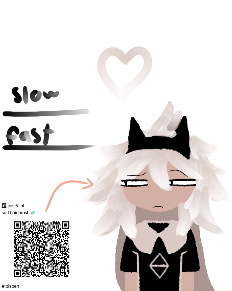 Soft light hair brush - ibisPaint