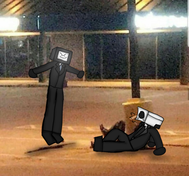 cameraman and tvman - ibisPaint