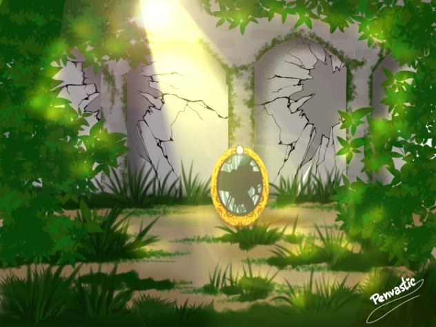 A broken mirror - ibisPaint