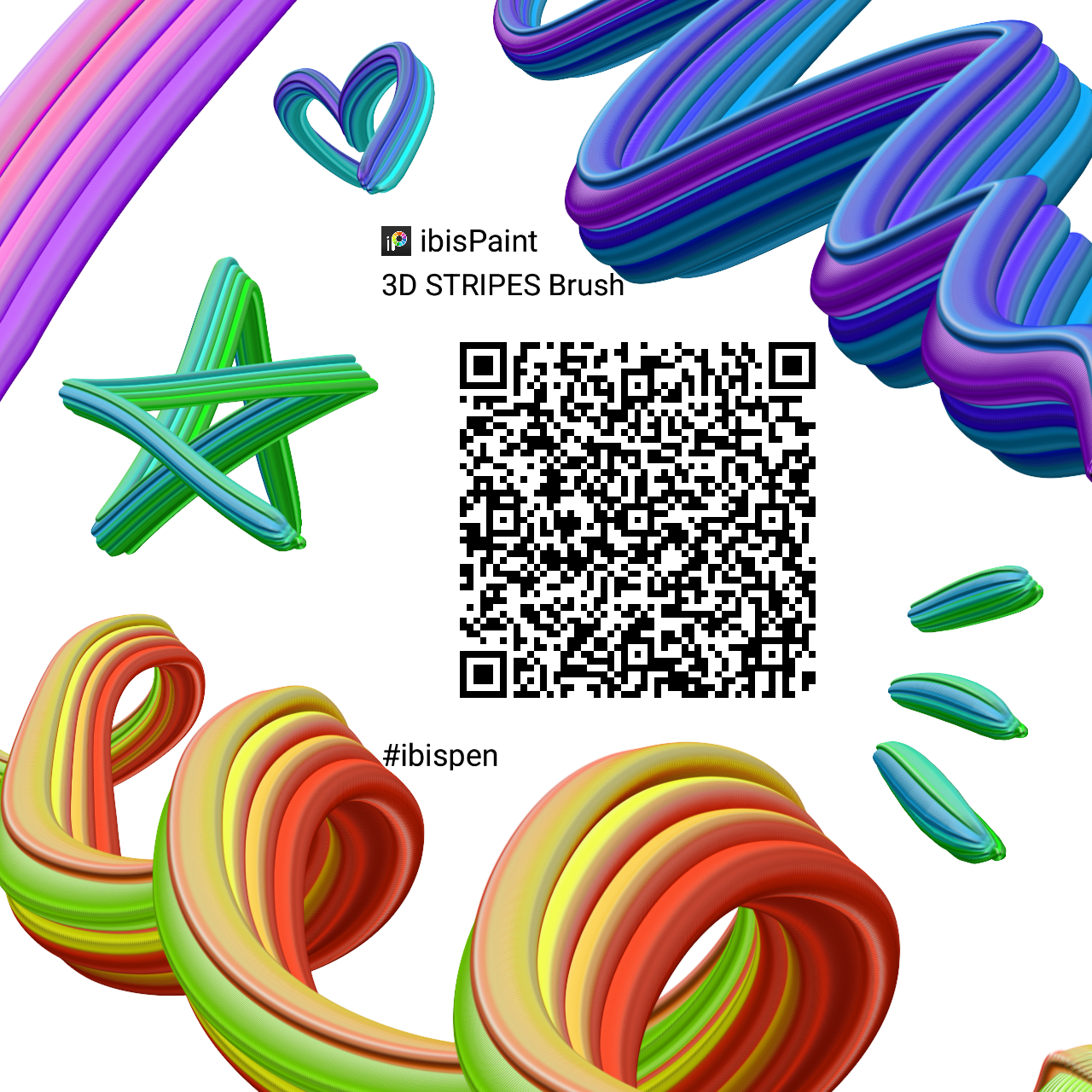 3D STRIPES BRUSH - ibisPaint