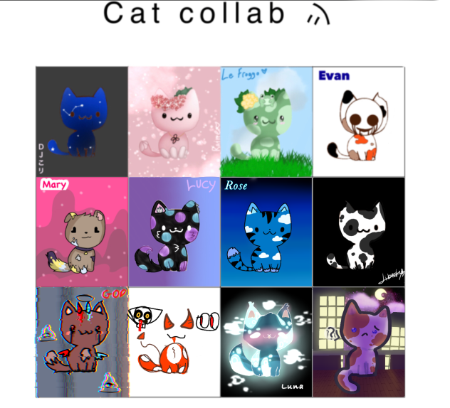 cat collab - ibisPaint