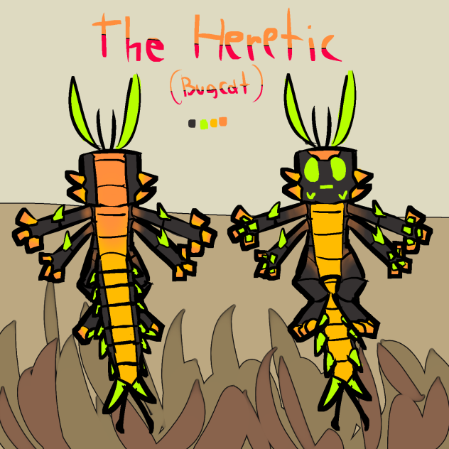 the heretic (rain world OC) - ibisPaint