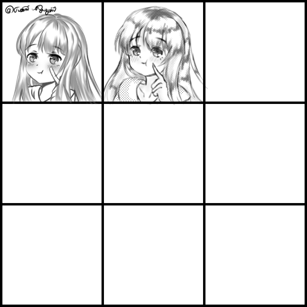 nine styles collapse - ibisPaint