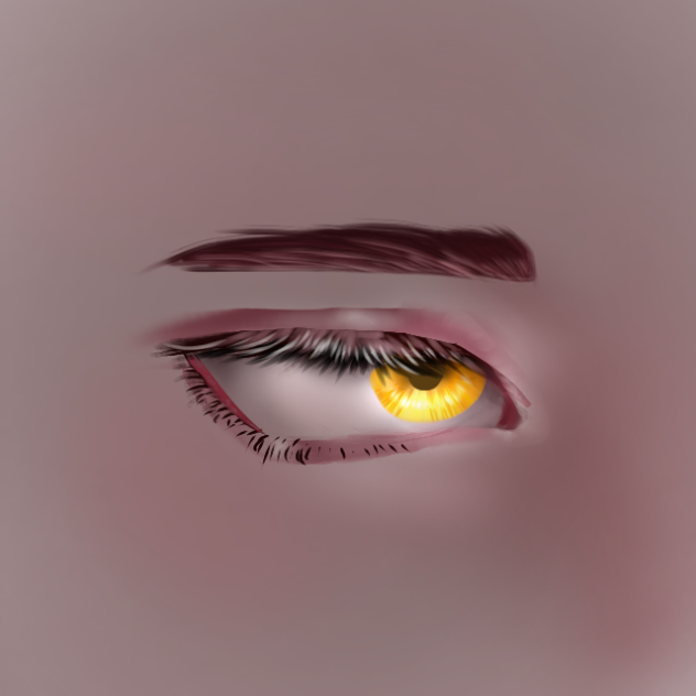 golden eyes - ibisPaint