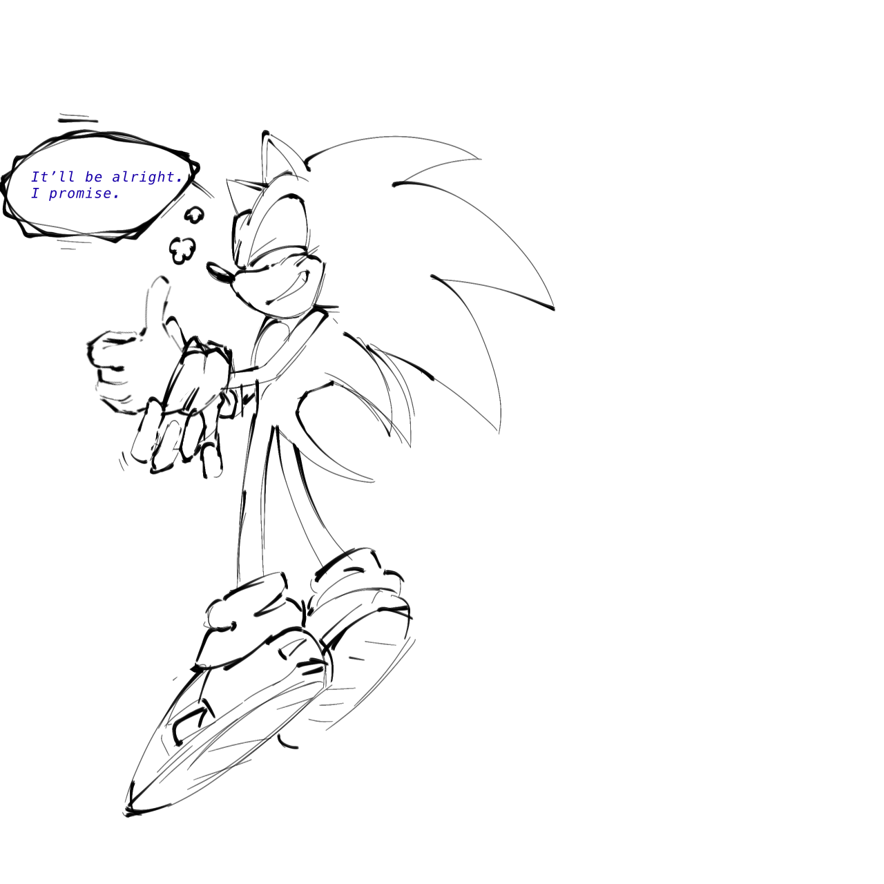 Sonic wip - ibisPaint