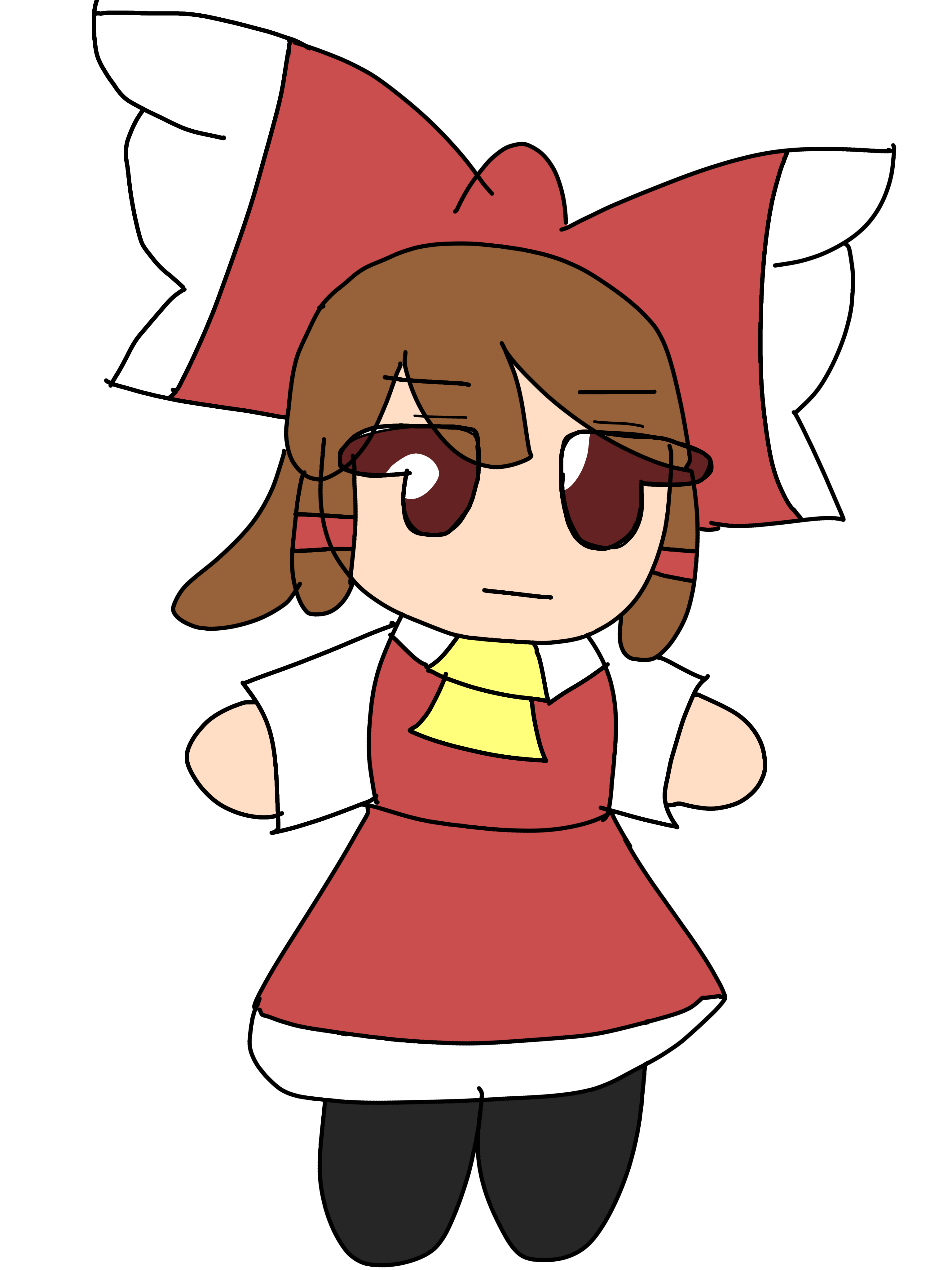 Reimu Fumo - ibisPaint
