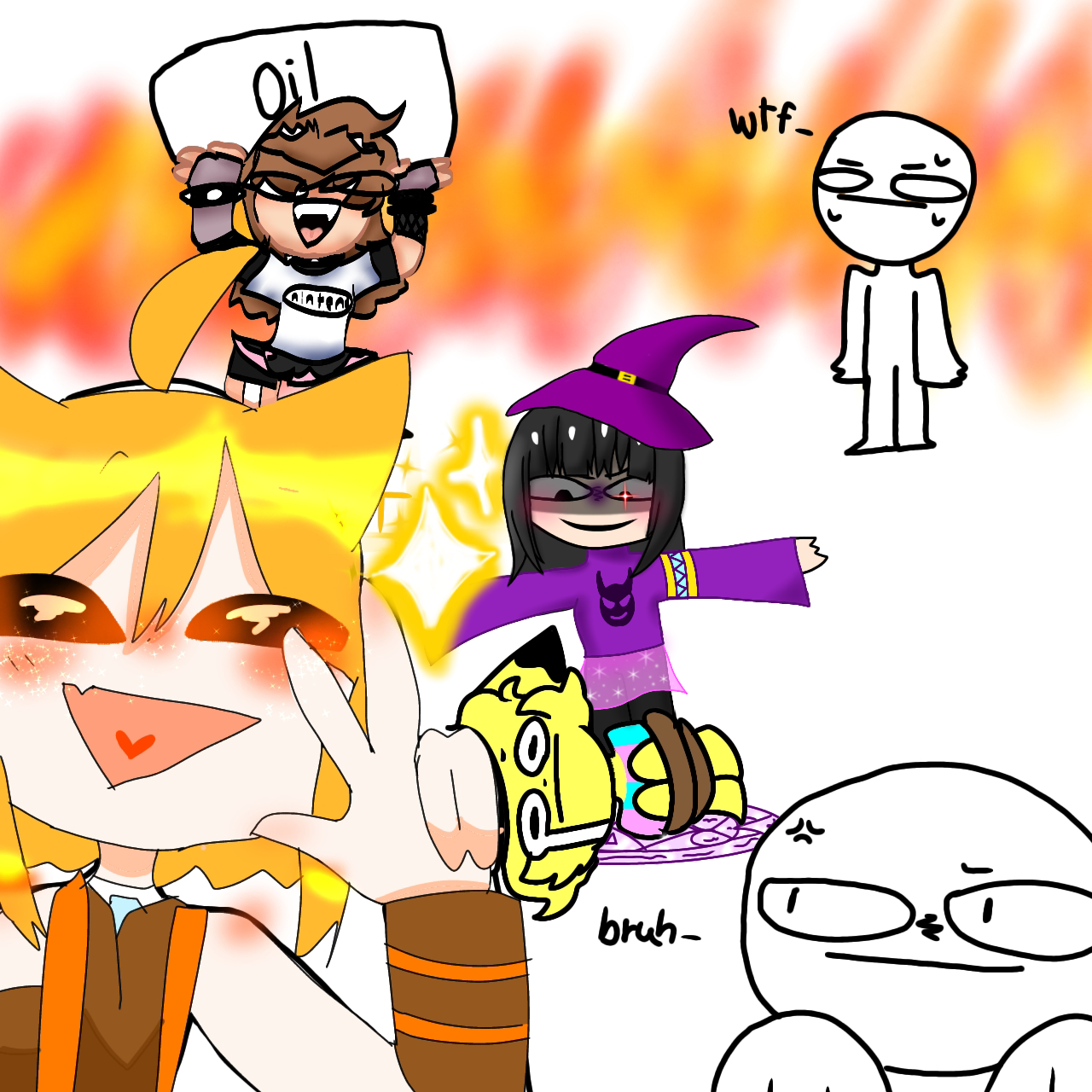 im sending yellow boi to the demon lord - ibisPaint