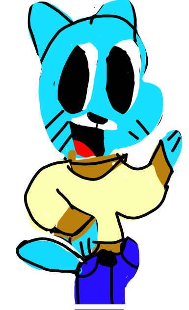Gumball Watterson Speedpaint - ibisPaint