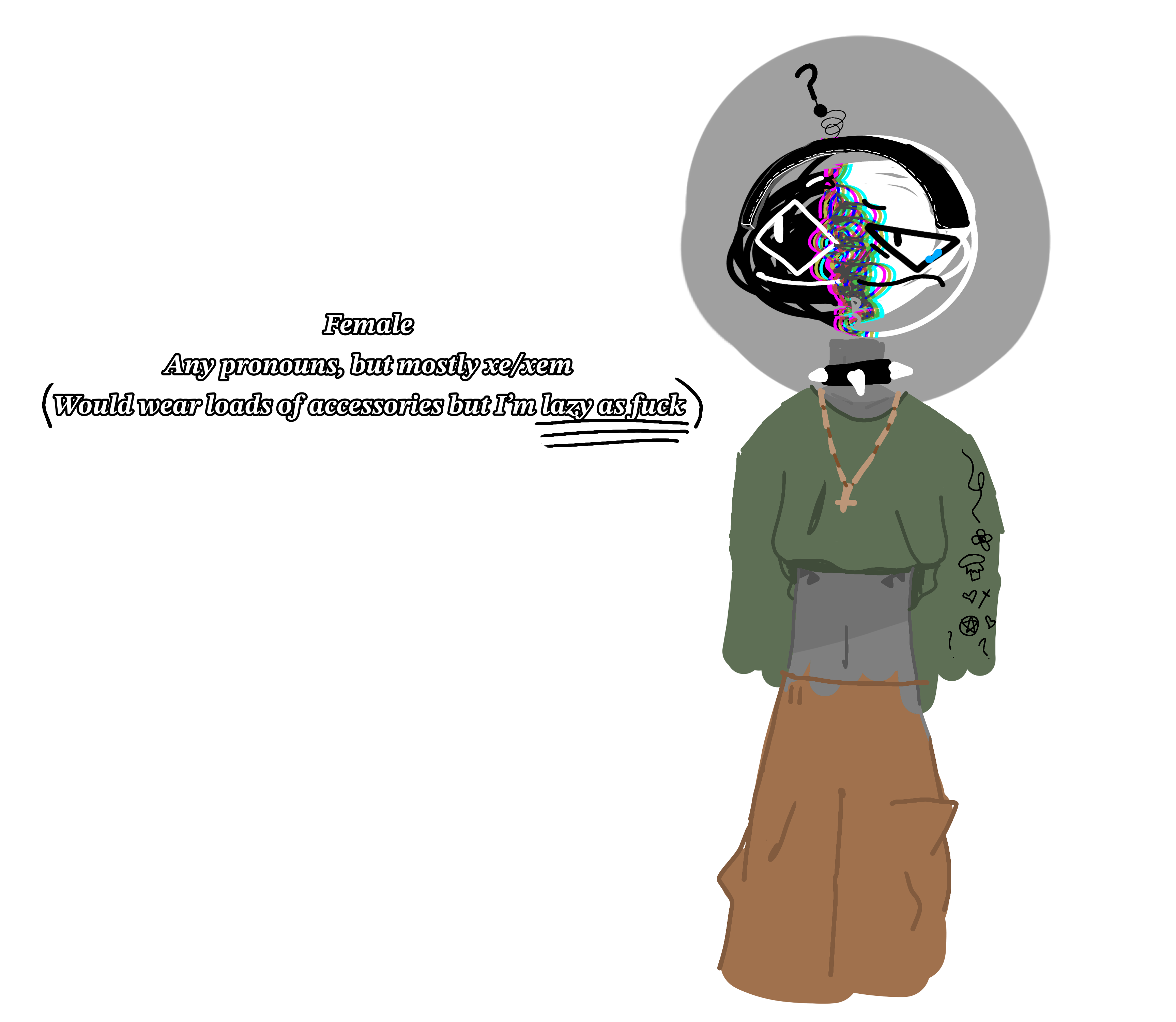 Weirdcore oc ⚠️lazy lmfao - ibisPaint